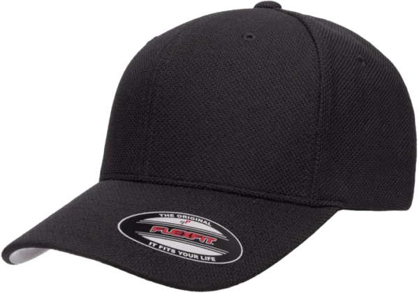 Flexfit 6577 Cool and Dry Negro Unitalla | Mayoreo Gorras